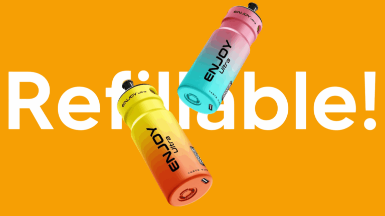 Enjoy Ultra 9000 | Water Bottle Refillable Vape | 9K Vape All Flavours